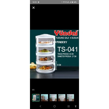 4 Stacked Serving Hood/Stacking Food Rack/YUNDAI Stacking Food Cover ...