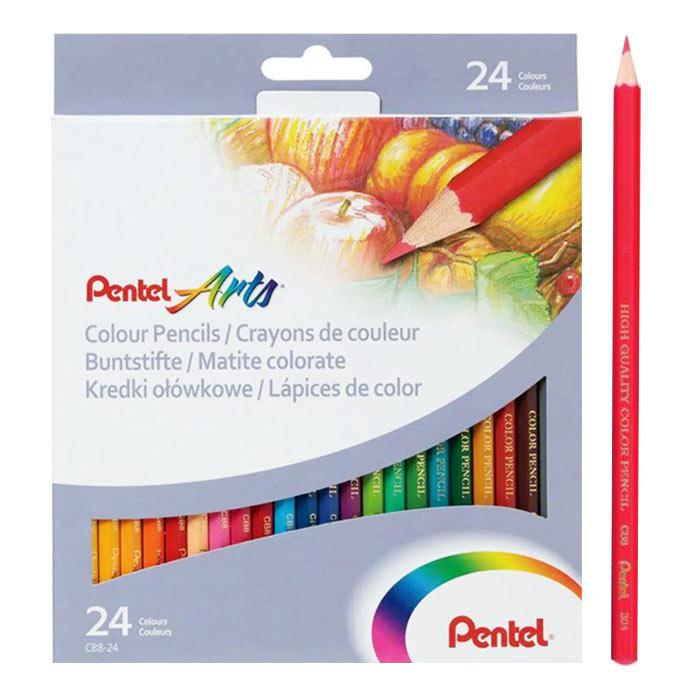 Pentel Colour Pencils 12/24 Colours color children coloring Art ...