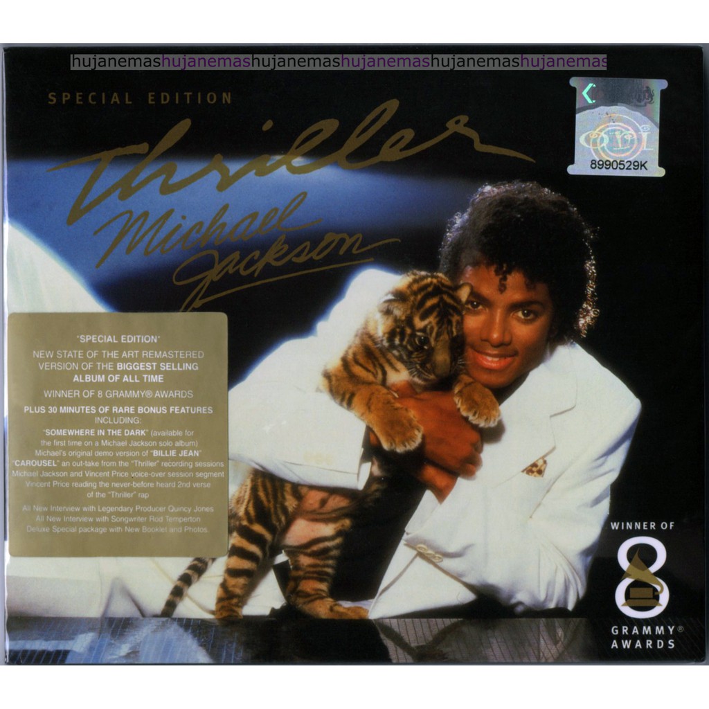 MICHAEL JACKSON - Thriller 2001 SONY MUSIC SPECIAL EDITION CD ...