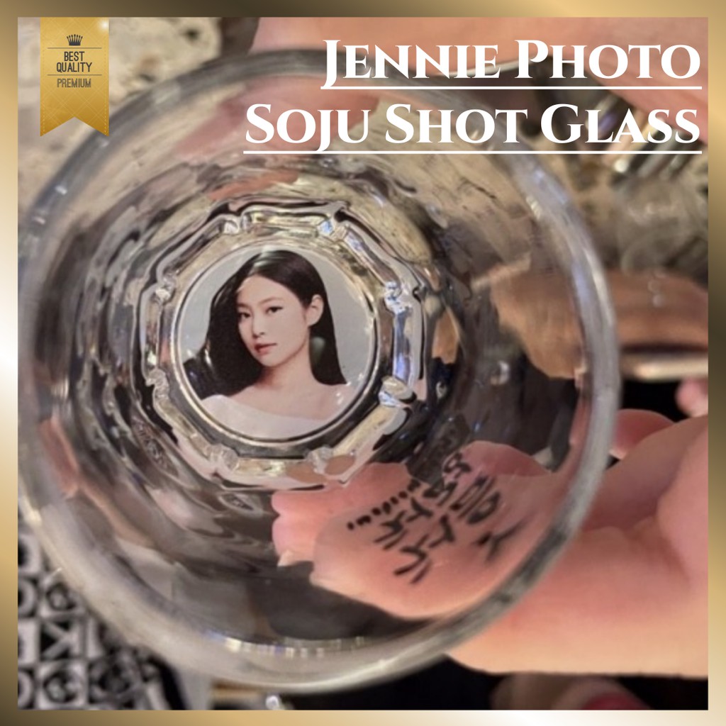 🇰🇷Jennie Photo Soju Shot Glass, Chum-Churum Soju Cup | Shopee Singapore