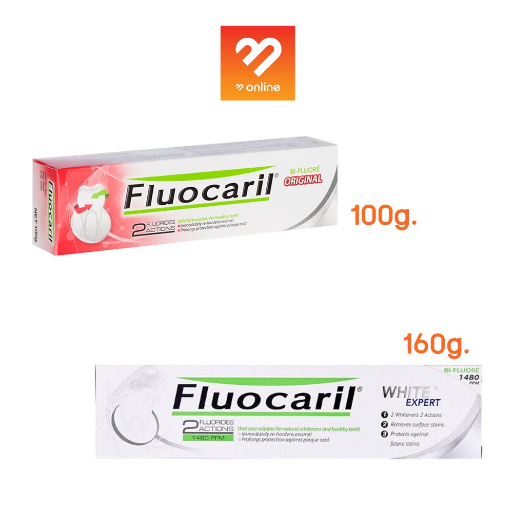 Fluocaril Toothpaste White Expert 160g/Original 100g | Shopee Singapore