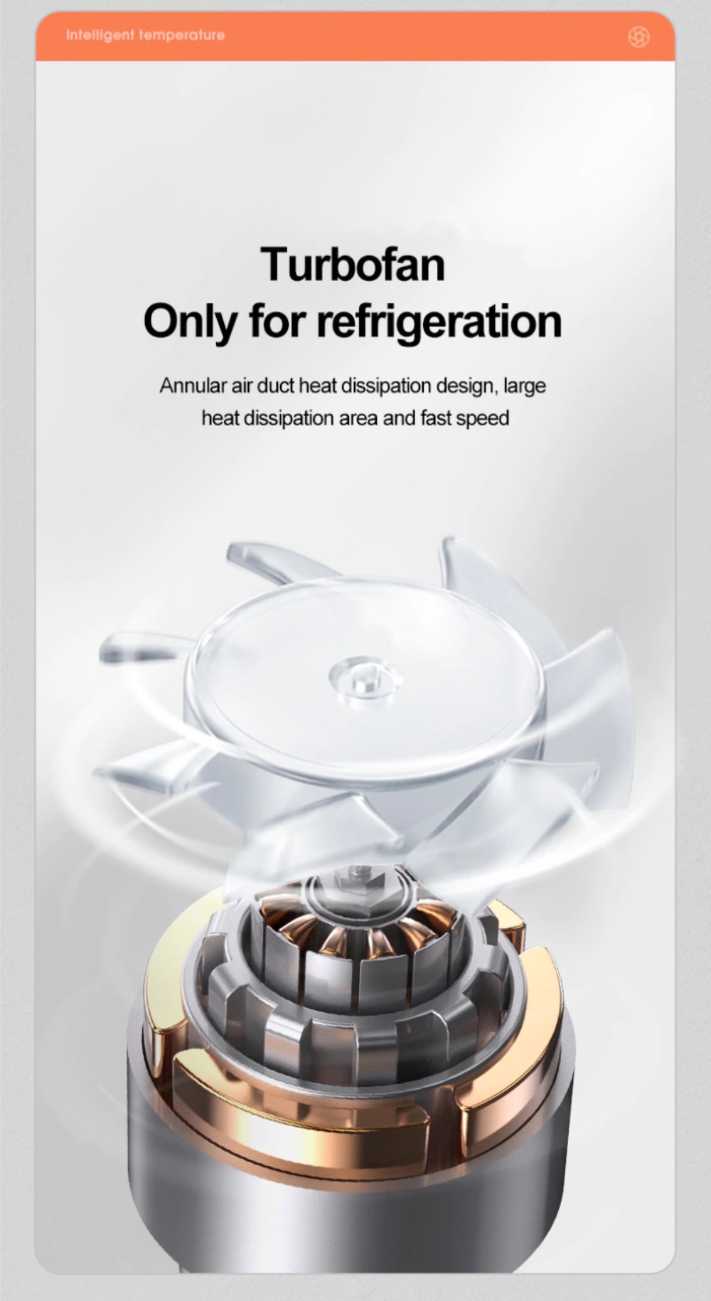 Universal Mini Mobile Phone Cooling Fan Radiator Turbo Hurricane Game ...