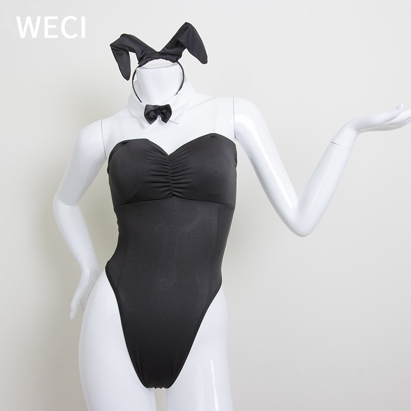 【READY STOCK】WECI Sexy Bunny Girl Outfit Reverse Body Suit Cosplay ...
