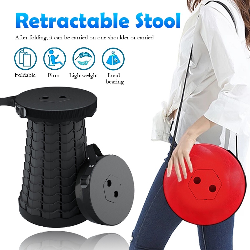 【SG STOCKS】Outdoor Retractable Stool Telescopic Chair Beach Chairs ...