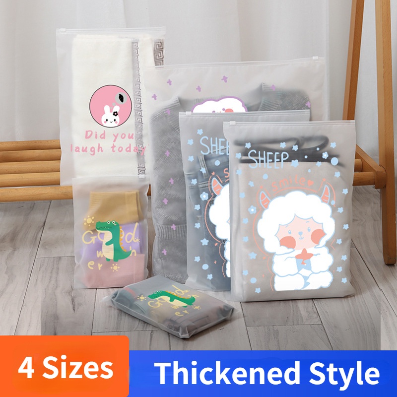 Thickened Zipper Bag Cartoon Printing Travel Packing Bag EVA Storage ...