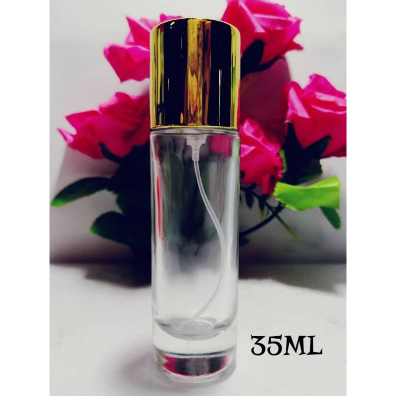 35ml Screw Refill Glass Perfume Bottle/Botol Minyak Wangi/Botol Kaca ...
