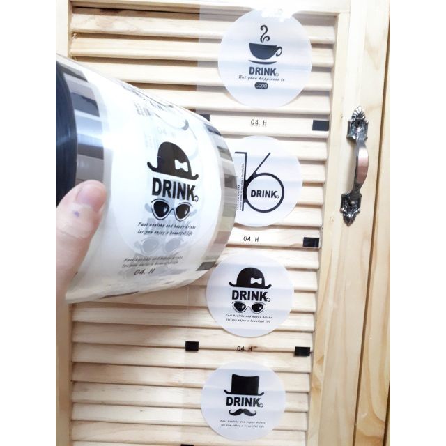 Sample PLASTIC CUP PRESSING FILM ROLL - DRINK (CUP MOUTH GLUE ROLL ...