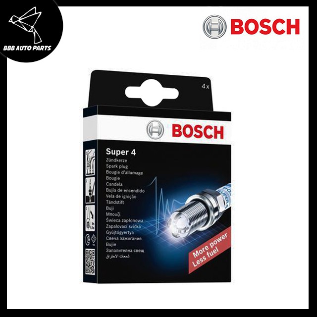 Bosch Super 4 Spark Plug For Proton Saga Iswara Satria Wira Kancil ...