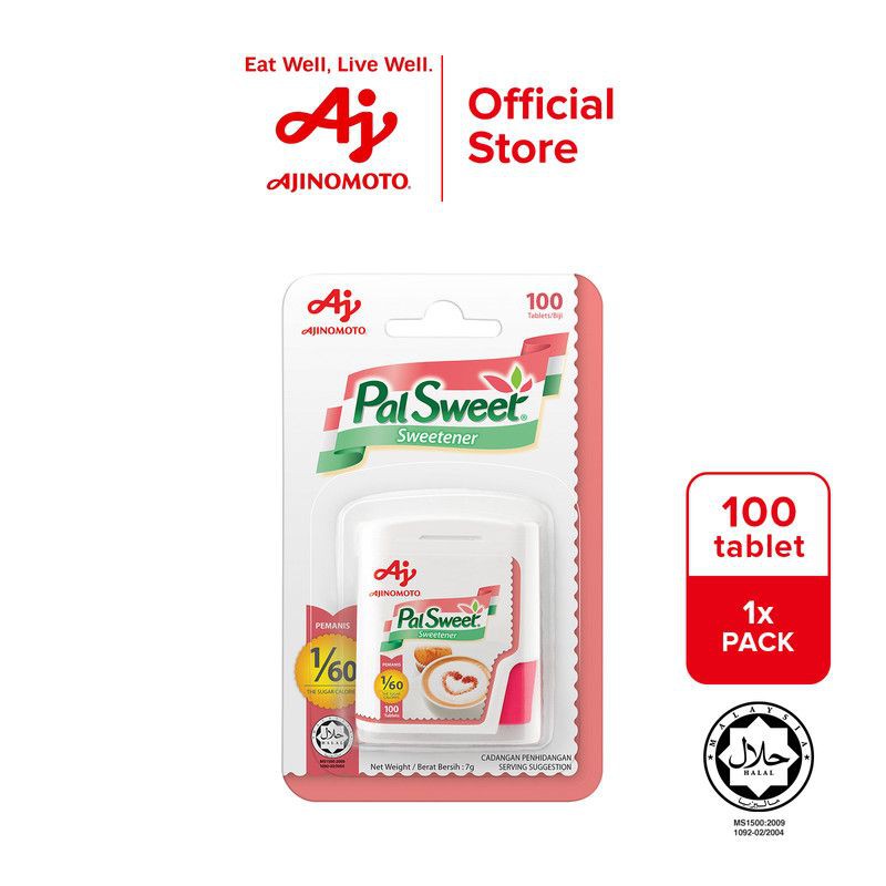 Ajinomoto Pal Sweet Sweetner (50sachets/100 Tablets) | Shopee Singapore