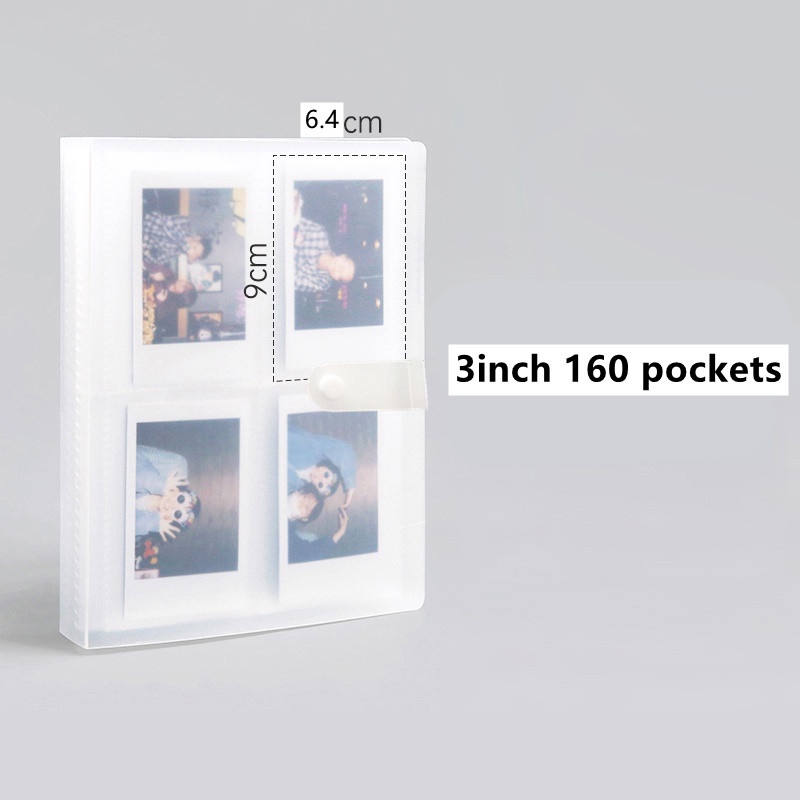 80/160/240 Pockets Clear Photo Album Multi-Size Idol Photocards ...