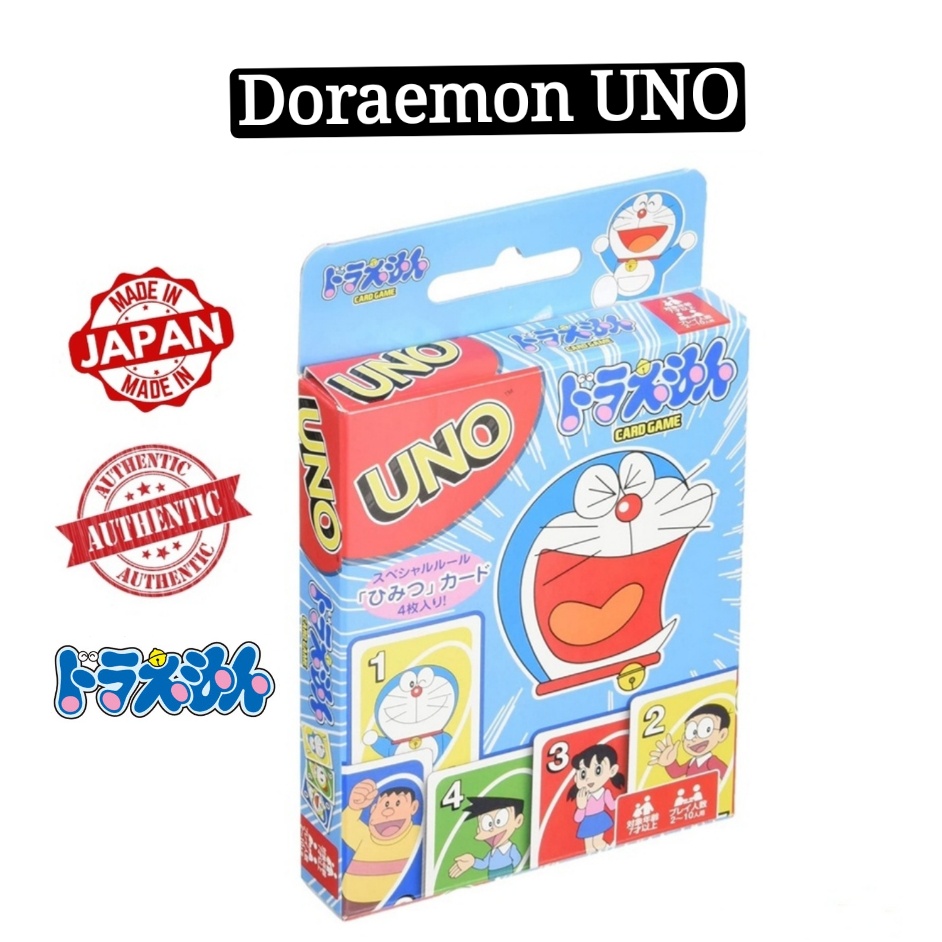 [Made in Japan] UNO Doraemon Playing Cards | Shopee Singapore