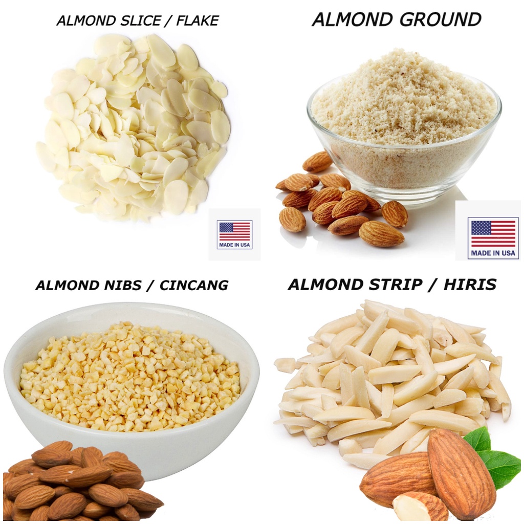 (100g | 250g | 500g ) Almond Flakes | Nib | Slivered | Ground / Badam ...