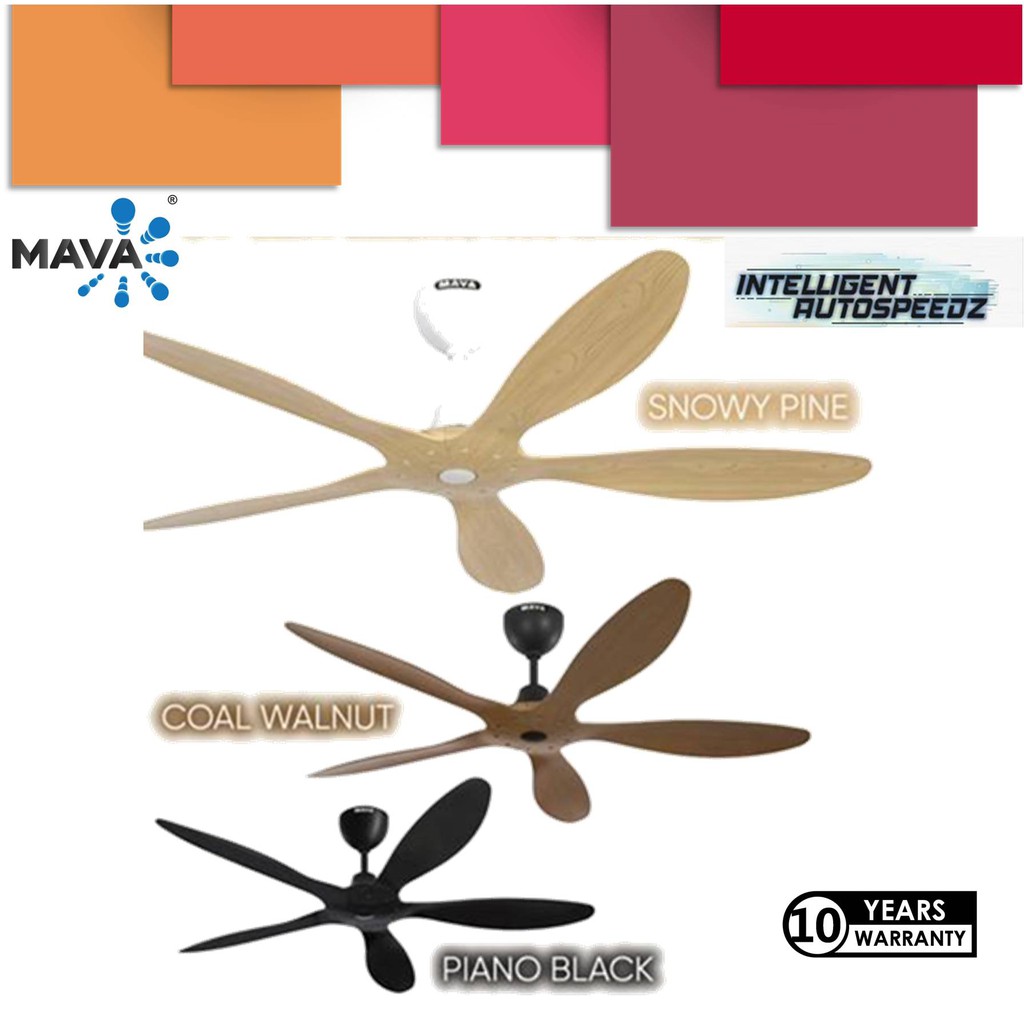 Mava 54" Freesenz Dc Motor Ceiling Fan With Remote (10 Year Warranty ...