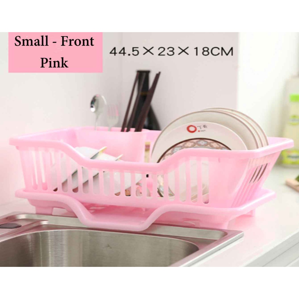 🔥SG Seller🔥Dish Rack Organiser with Front / Side Drainer | Shopee Singapore