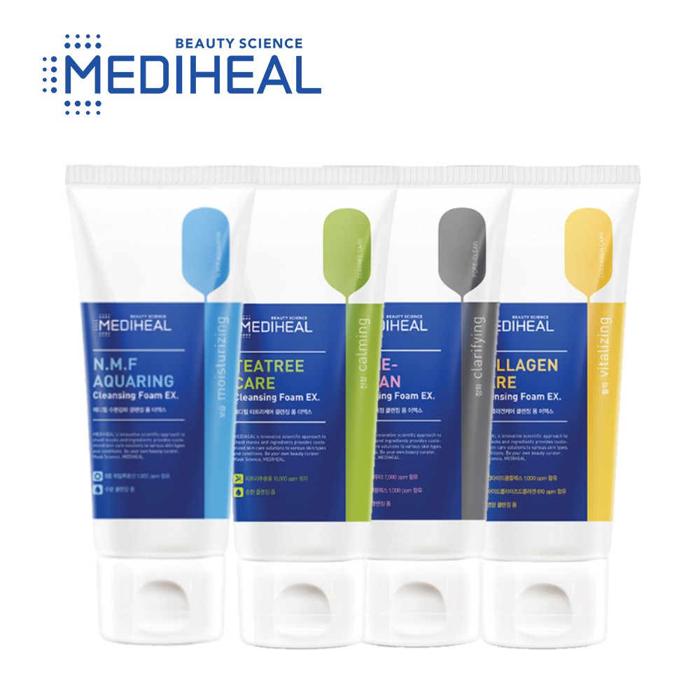 Mediheal Cleansing Foam Ex. 170ml (4 Variants) | Shopee Singapore