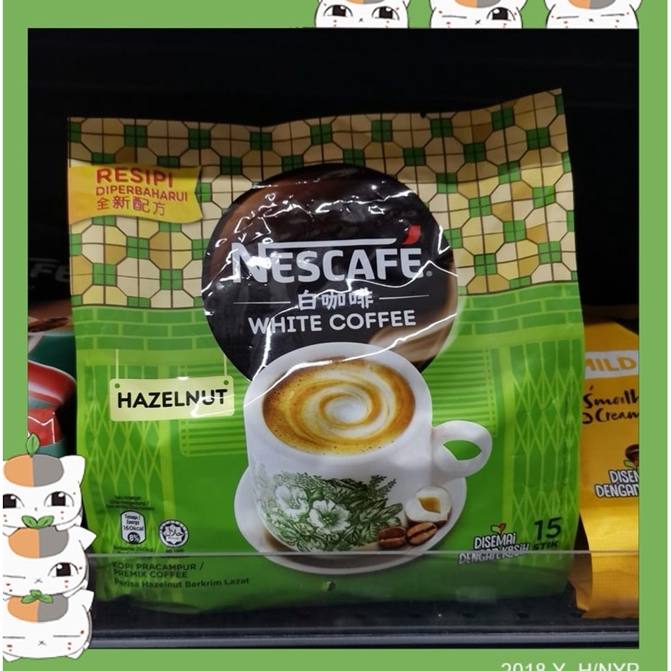 Nescafe White Coffee Hazelnut NESCAFE White Coffee NESCAFE White Coffee ...