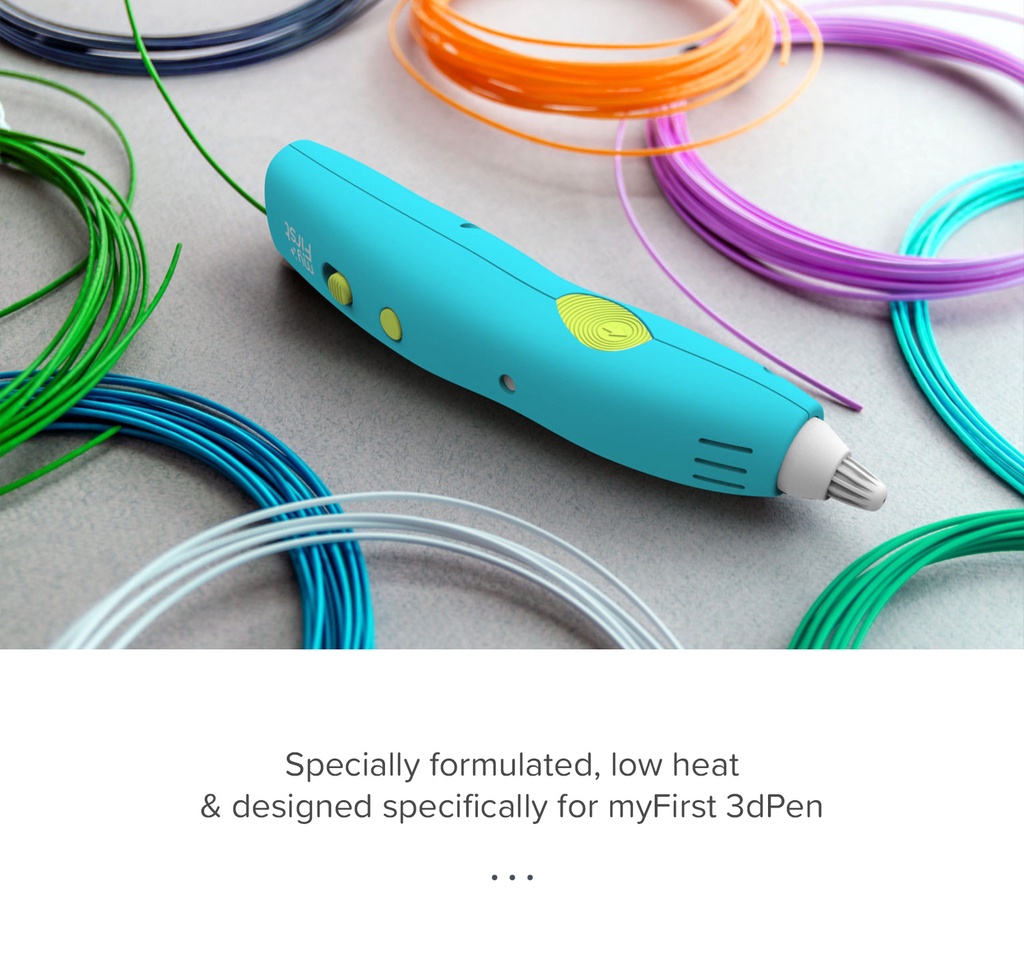 myFirst 3dPen Make Filaments - 5 Colors Mega Pack 5x5m (Cold/Warm) | Shopee Singapore