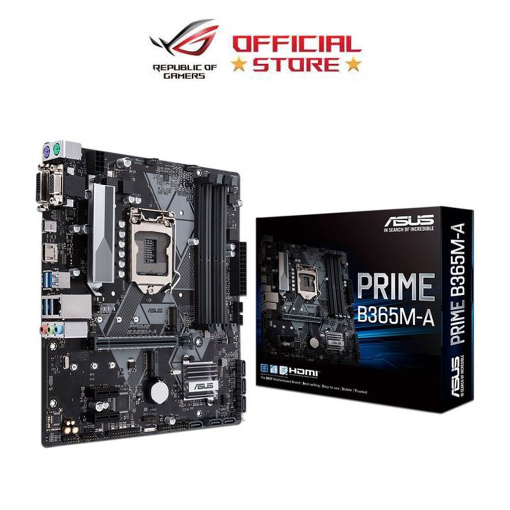 Asus Prime B365M-A Intel LGA-1151DDR4 2666MHz mATX Motherboard ...