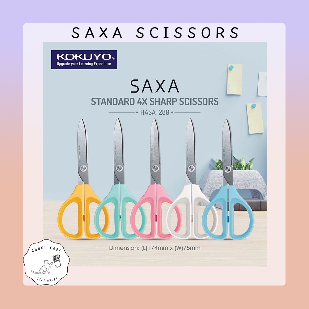 Kokuyo Scissors Model Hasa-280 (Saxa Standard Blade) | Shopee Singapore