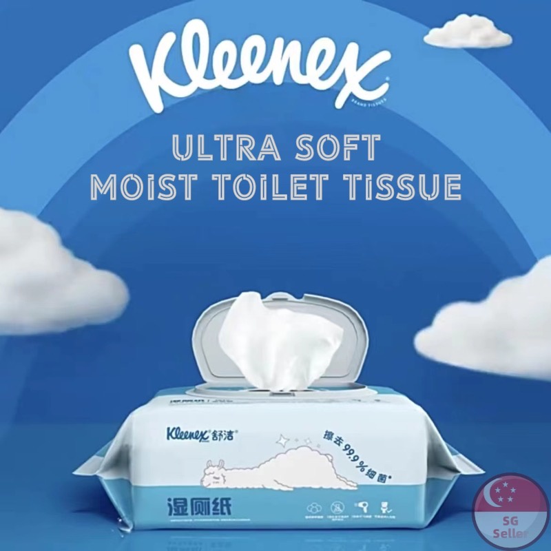 🇸🇬SG Stock🇸🇬Kleenex Ultra Soft Moist Wet Toilet Tissue Flushable Wet ...