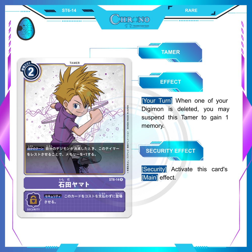 ST6-14 | Matt Ishida | | Digimon Deck Card Single | Chrono TCG | Venom Violet | ST6 Deck ...