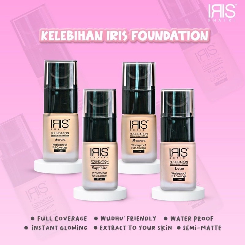 IRIS KHAIRI FOUNDATION 15ML | HQ | Shopee Singapore