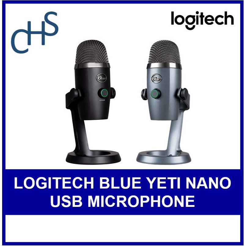 Logitech for Creators Blue Yeti Nano Premium Dual-Pattern USB ...