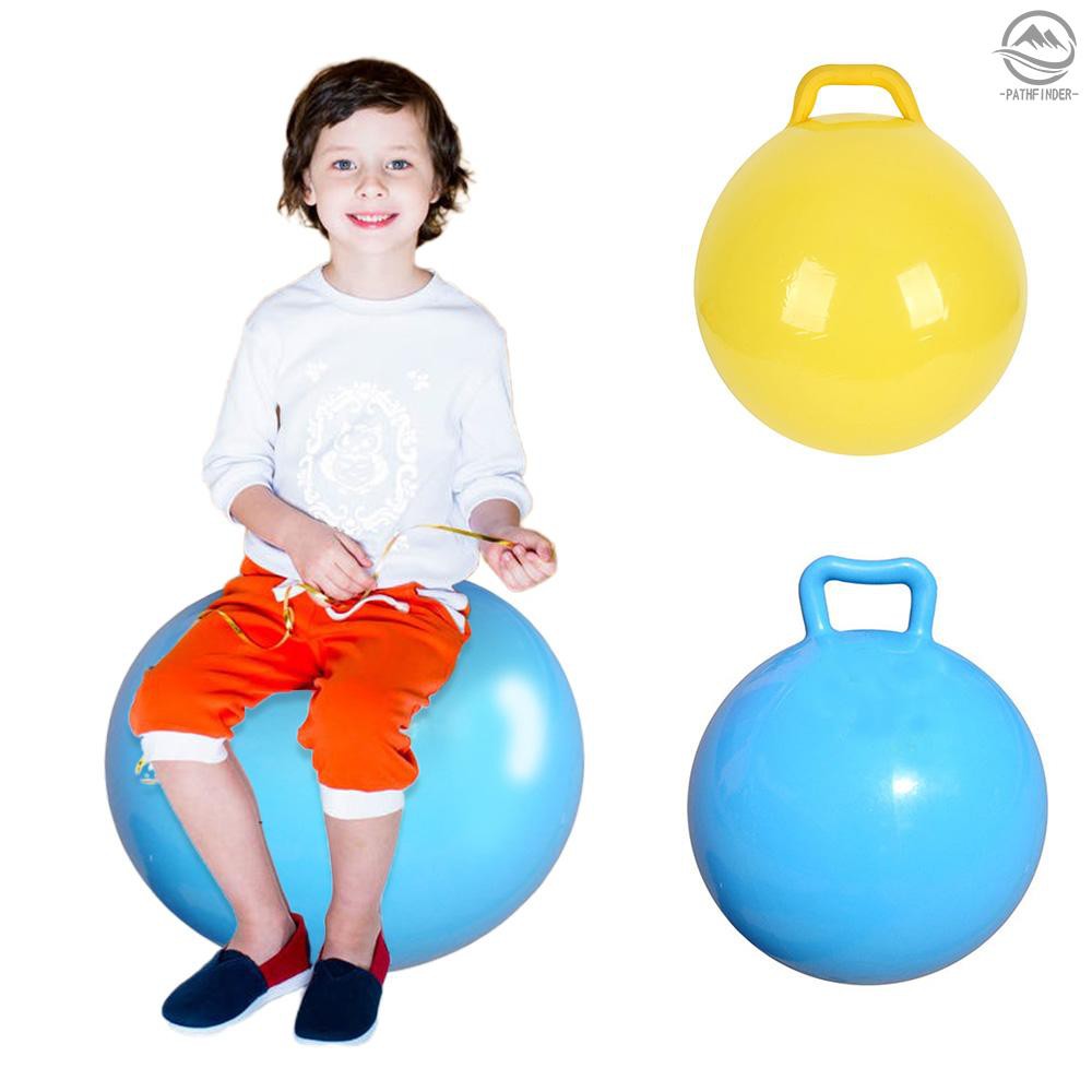 🌟Pathfinder🌟Pure Color Inflatable Bouncing Ball Kids Jumping Hop Ball ...