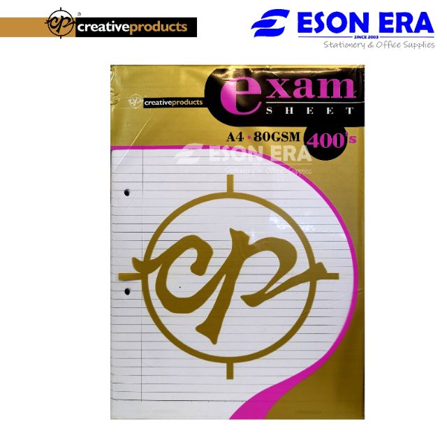 Cp Foolscap Paper A4 80gsm 400sheets Exam Sheet Kajang Paper | Shopee ...