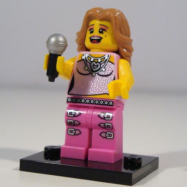 LEGO Minifigures CMF (8684) Series 2 Singer Pop Star | Shopee Singapore