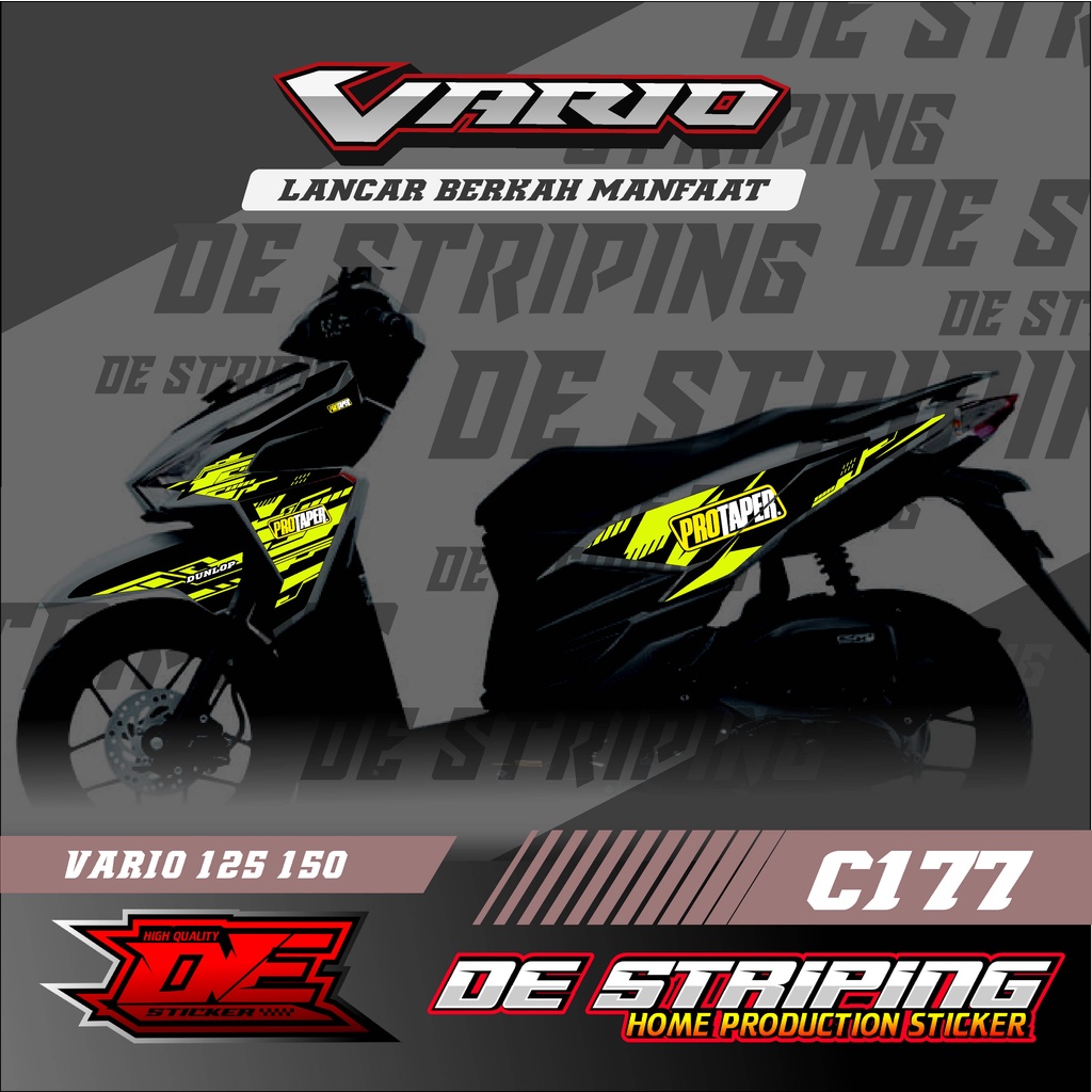 Pro Taper! Striping sticker Motorcycle Vario 125150 (C177) sticker ...