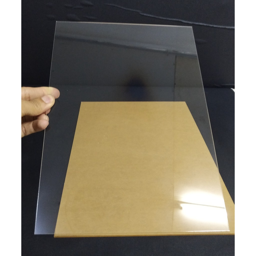 Transparent MICA Plastic Sheet 3mm thick, All Sizes A2, A3, A4, A5 ...