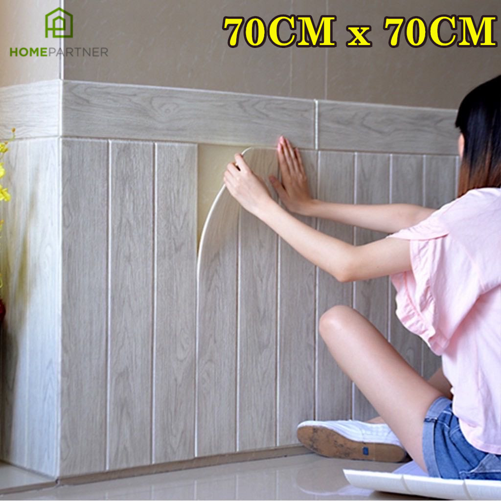 70x70CM 3D Thicken Wallpaper Self-adhesive Wallstickers Waterproof Wall ...