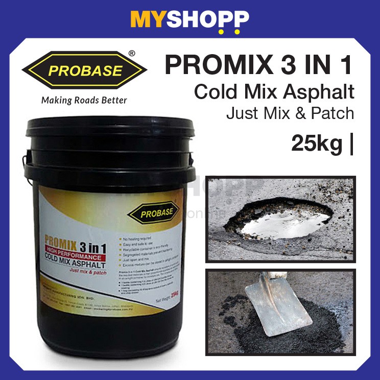 PROBASE PROMIX 3 in 1 High Performance Cold Mix Asphalt (Car park ...
