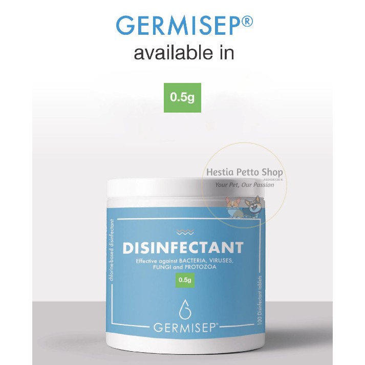 Germisep 0.5g by Hovid Disinfectant tablets effective against Covid-19 ...