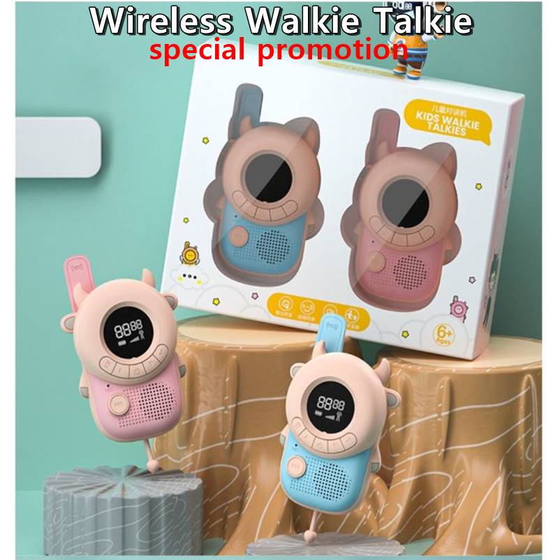 💖READY STOCK💖Wireless Walkie Talkie for Kids Interactive Educational ...