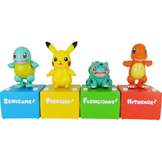 Pokemon Pop'n Step Pokemon Pikachu Squirtle Charmander Bulbasaur TAKARA ...