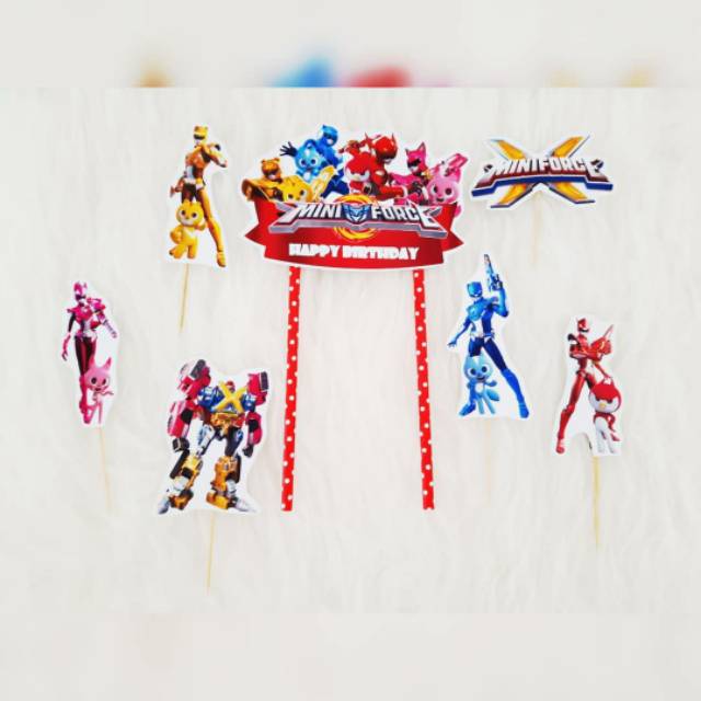 Mini force x topper miniforcex topper pudding topper birthday topper ...