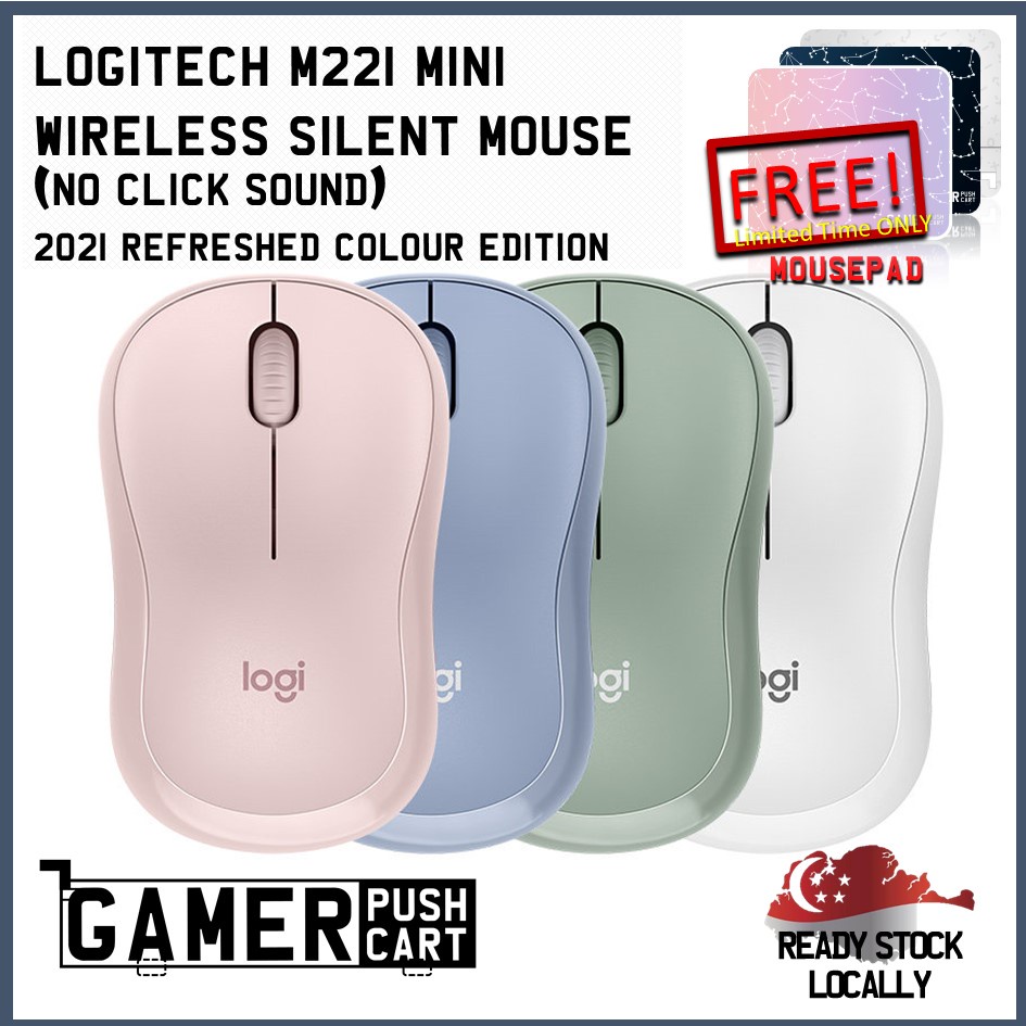 Logitech M221 Mini Wireless Silent Mouse (No Click Sound)) 2021 ...