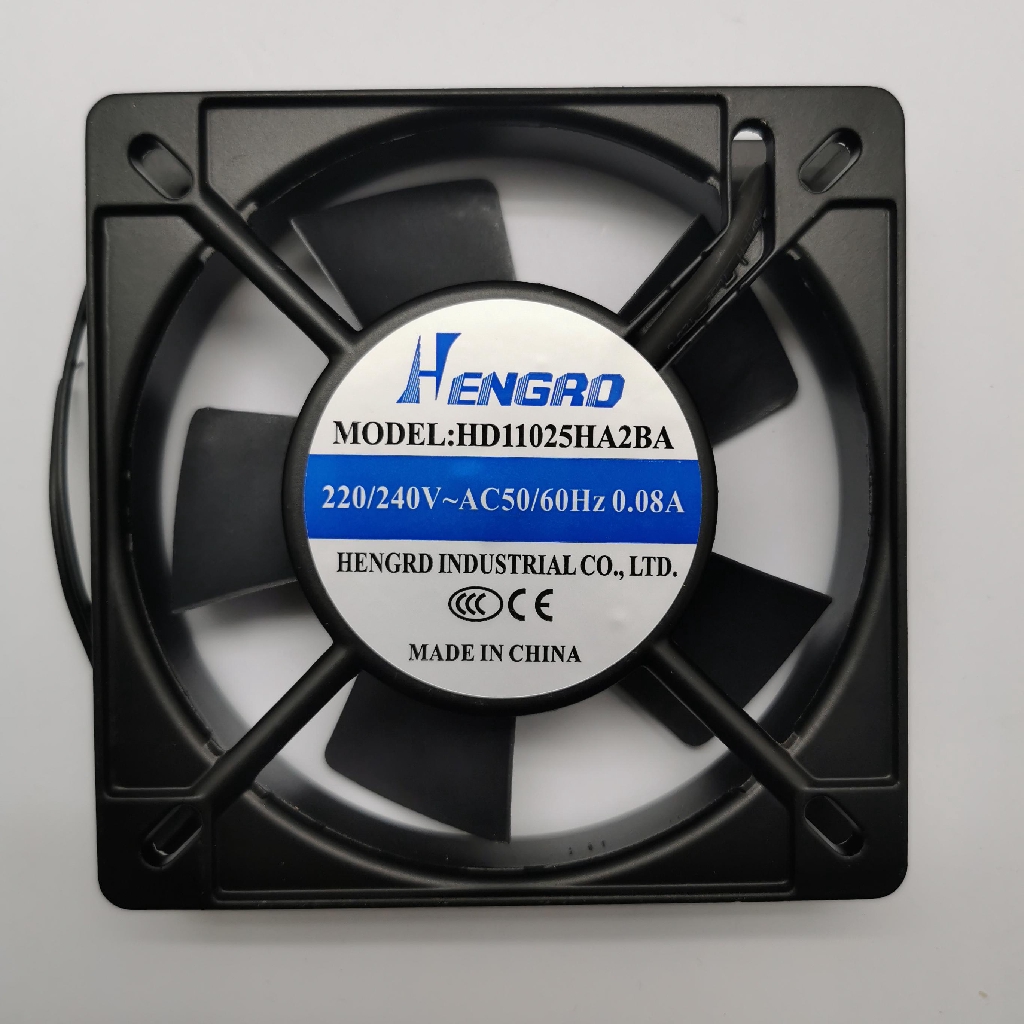HENGRD 240VAC Axial Blower Fan with Ball Bearing 120 x 120 x 25mm (HD11025HA2BA) | Shopee Singapore