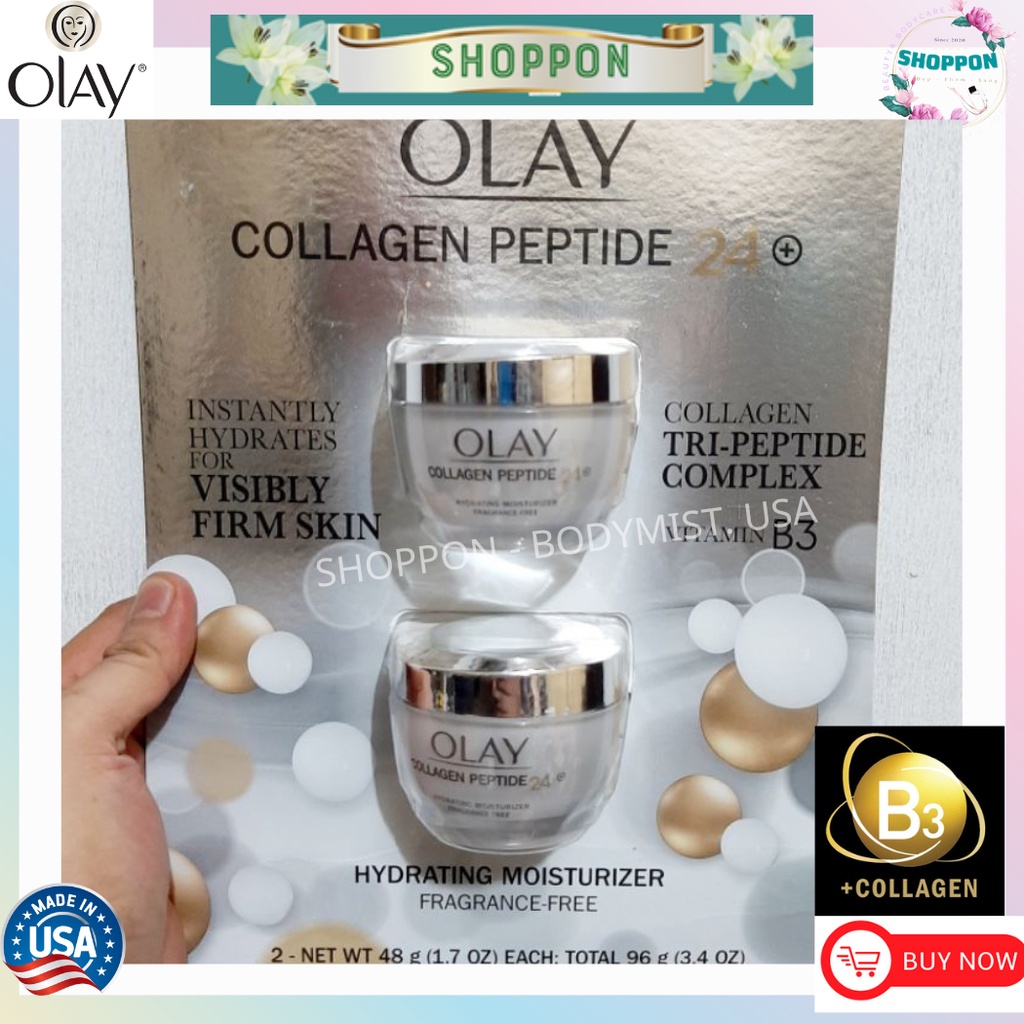 [American Bill] Olay Collagen Peptide 24 Anti-Aging Moisturizer, Set of ...