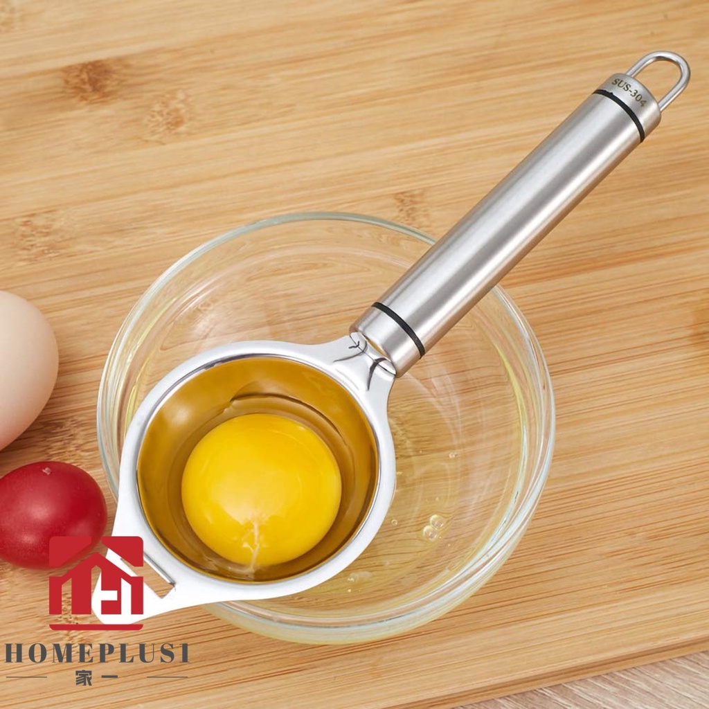 [SG HOMEPLUS1] Long Handle Egg Stainless Steel Yolk White Separator ...