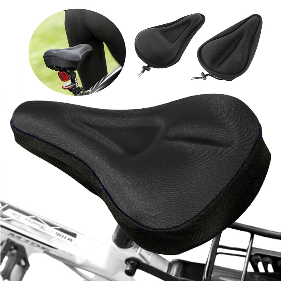 Bicycle Extra Soft Comfortable Waterproof Seat Cover / 3D Memory Foam ...