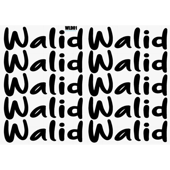 BALLOON STICKER GELARAN WALID (A4 SIZE) | Shopee Singapore