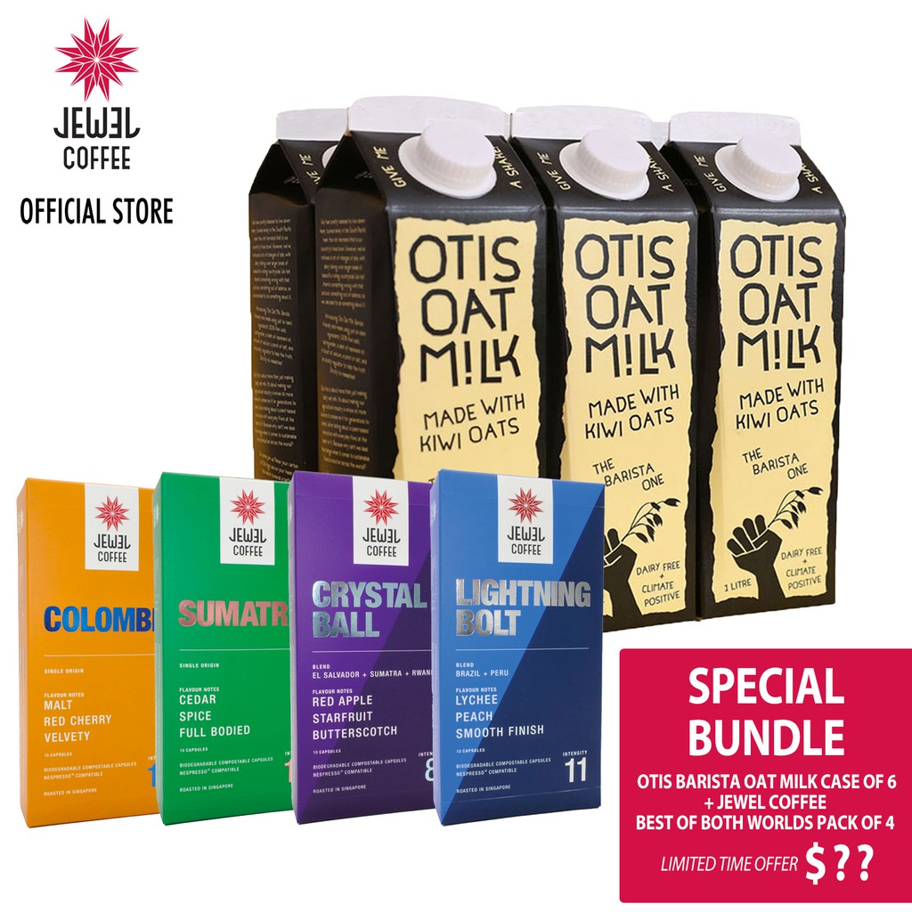 [BOTW DEAL] OTIS Barista Oat Milk 6x 1L + Jewel Coffee Specialty Coffee ...