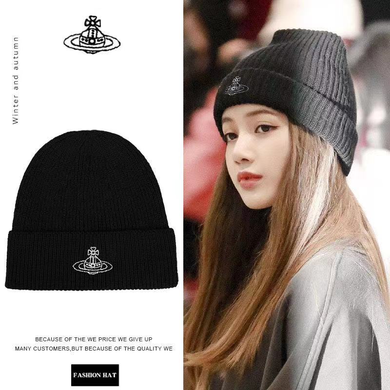 Blackpink Lisa Women Korean style Beanies Knit Hat Warm Fashion Couple ...