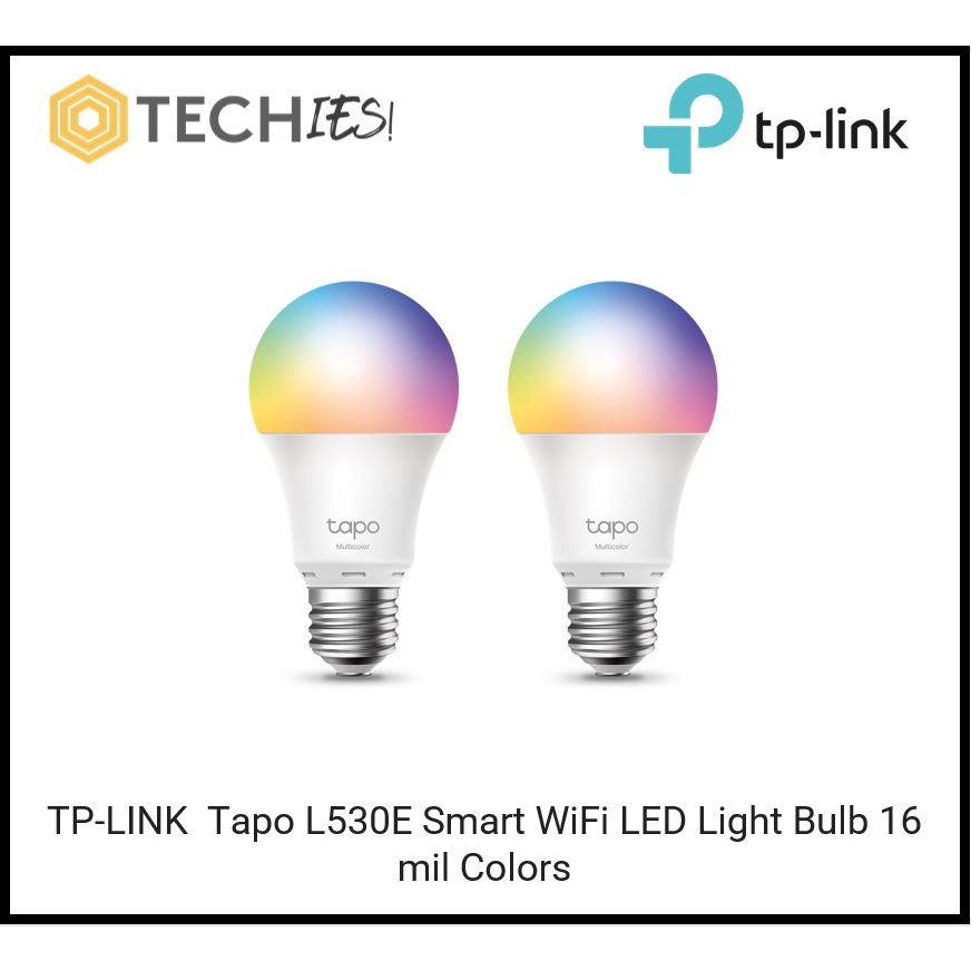 TP-Link Tapo L530E Smart WiFi LED Light Bulb 16 mil Colors (E27/No Hub required/Works with ...