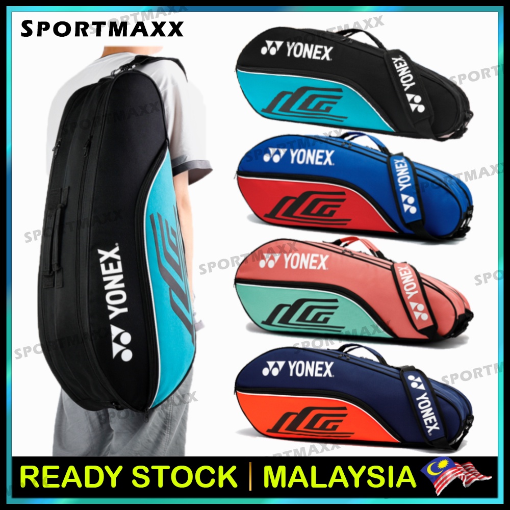 Badminton Bag HighQuality Double Compartments Bag Single Sling Strap 4 ...
