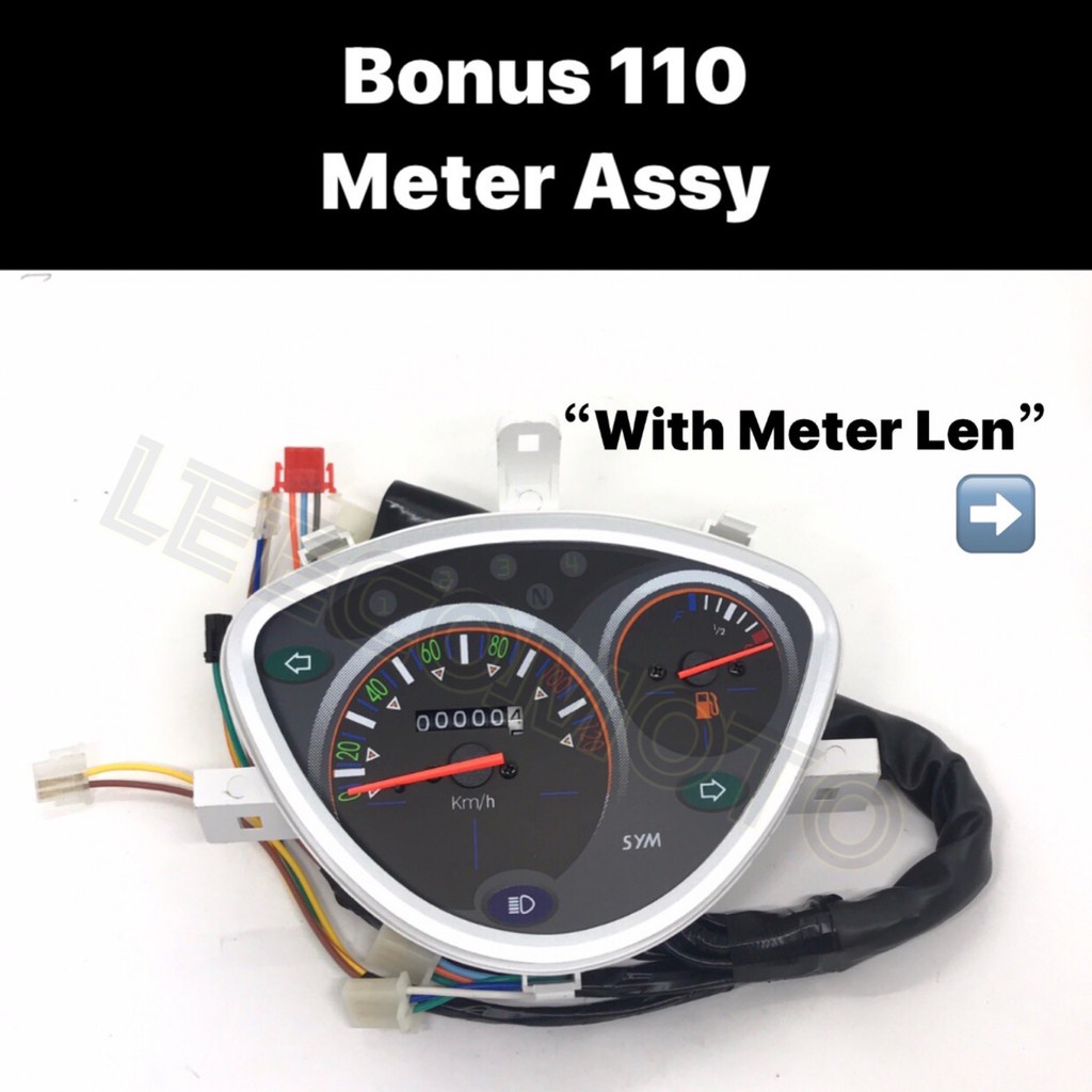 SYM E Bonus 110 / Bonus 110 Meter Assy SPEEDOMETER SPEEDO SPEED SET ...
