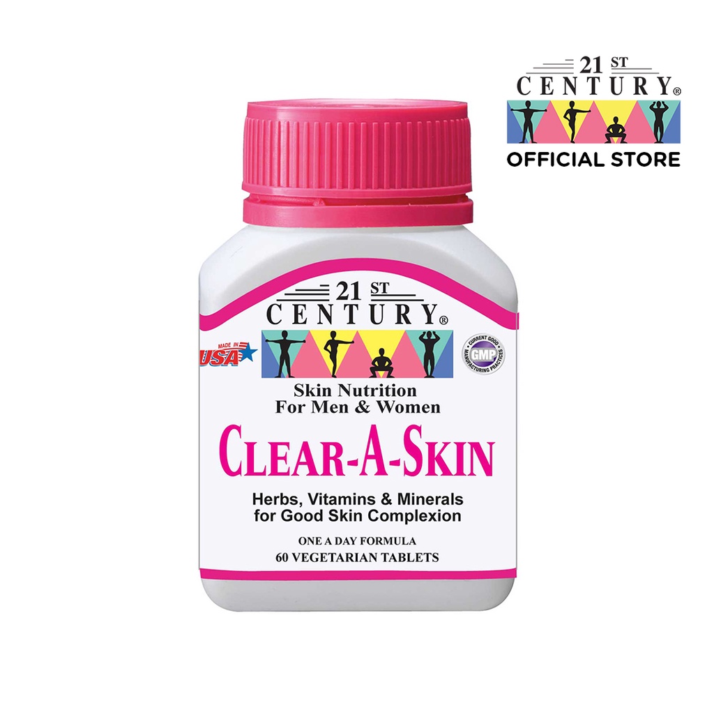 21st Century Clear-A-Skin 60 Vegetarian Tablets (formerly known as Anti ...